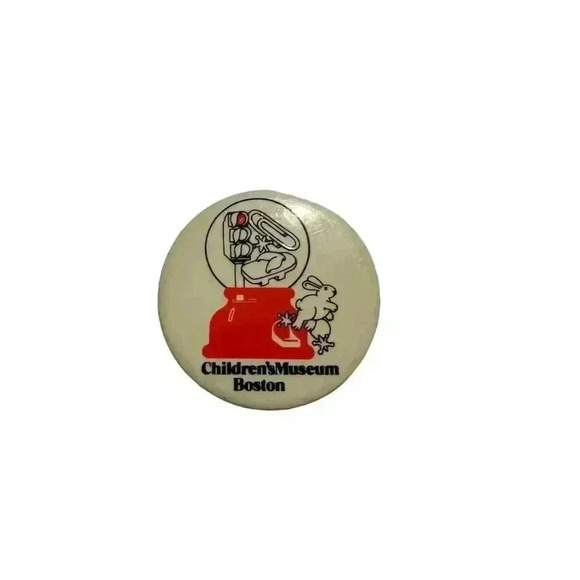 Other | Vintage Childrens Museum Boston Button Pin Badge Collectible ...